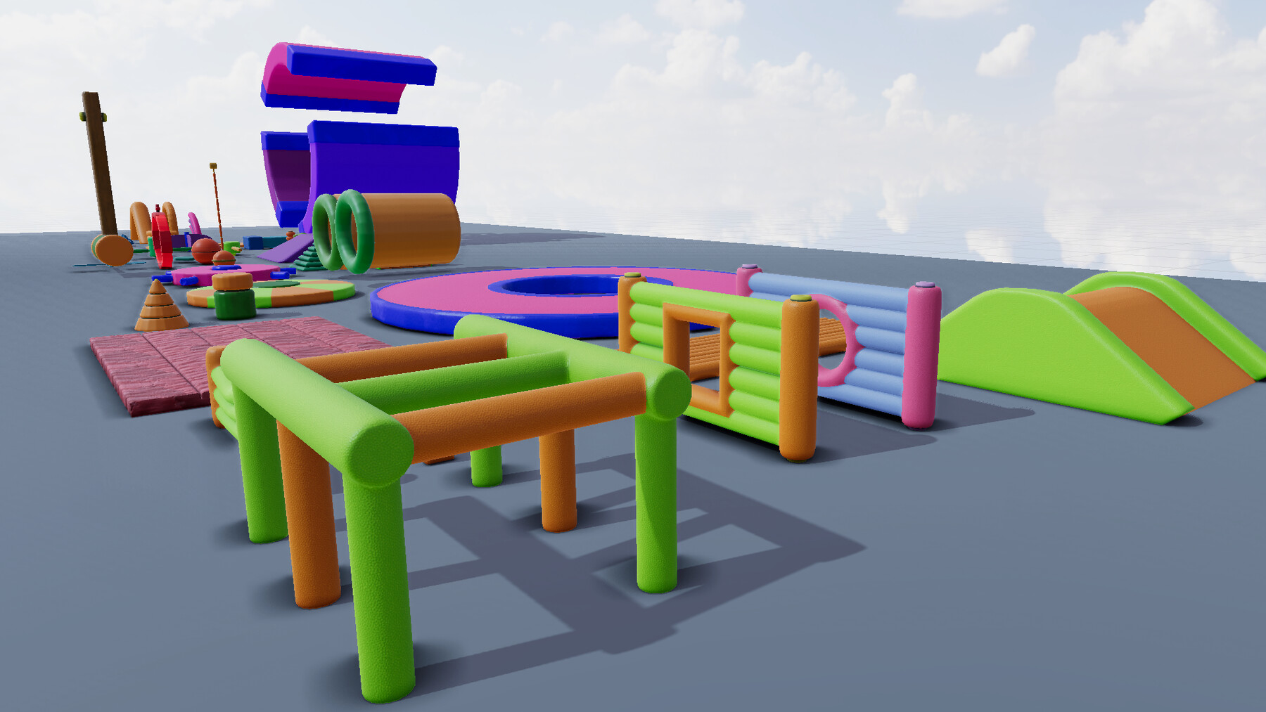 Artstation Fun Obstacle Course Expansion For Unity Engine Game Assets
