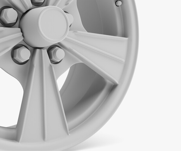 ArtStation - Radir Tri Rib Wheel | Game Assets