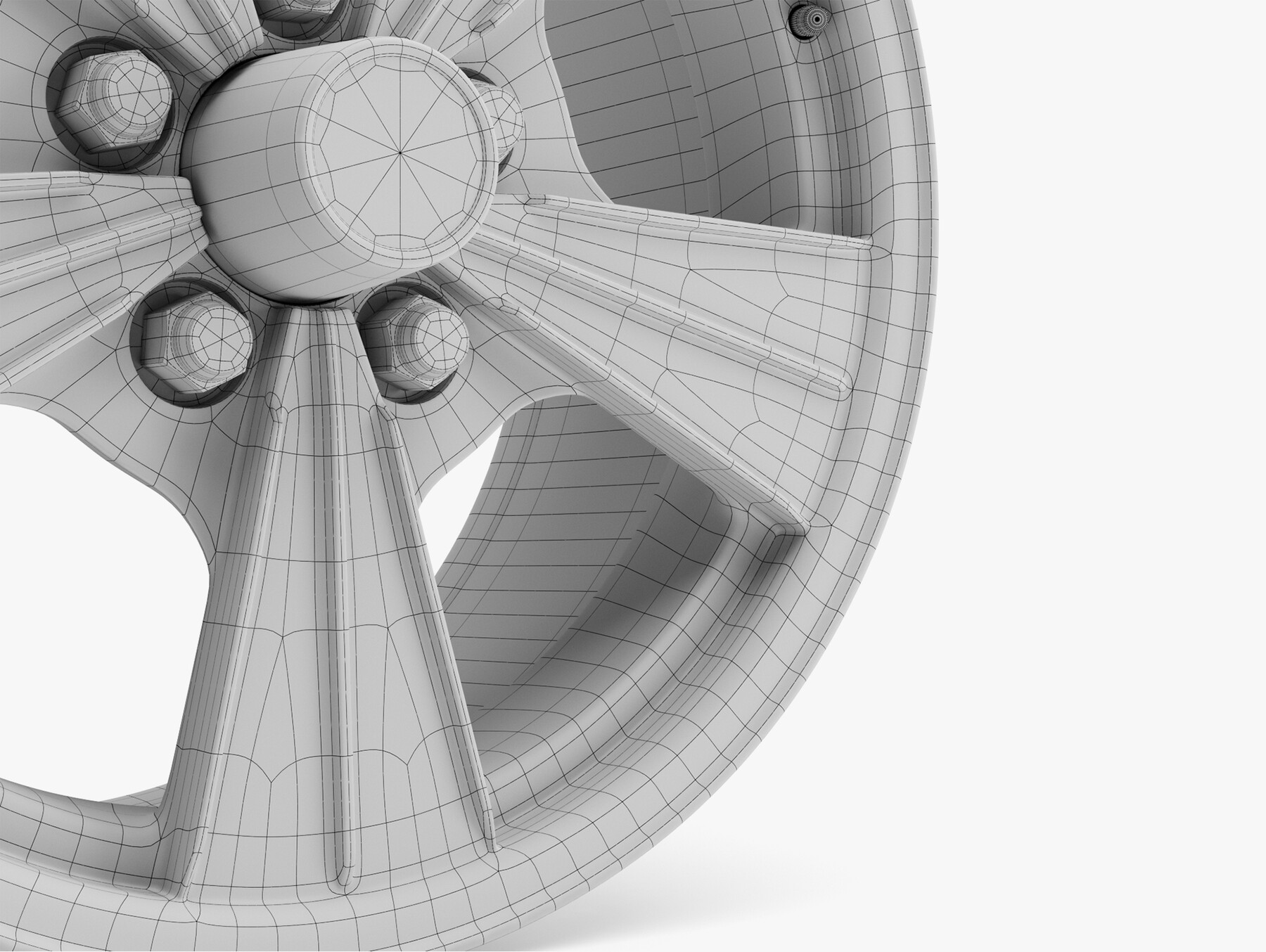 ArtStation - Radir Tri Rib Wheel | Game Assets