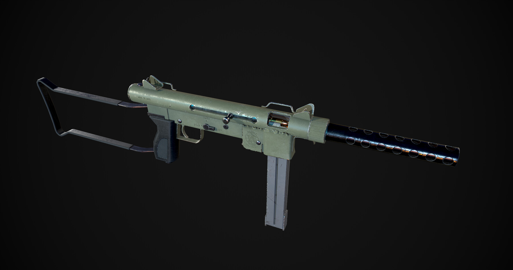 ArtStation - Smith & Wesson M76: Game Ready Prop | Game Assets