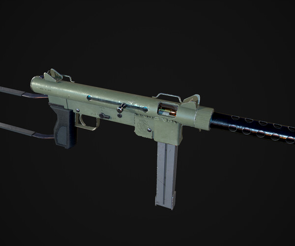 ArtStation - Smith & Wesson M76: Game Ready Prop | Game Assets