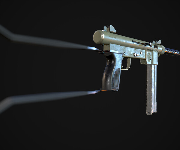 ArtStation - Smith & Wesson M76: Game Ready Prop | Game Assets