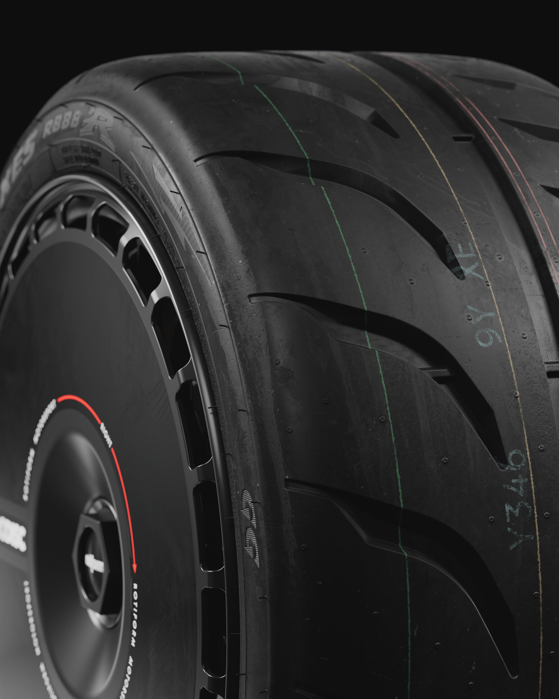 ArtStation - Toyo Proxes r888R Tire (Real World Details) | Resources