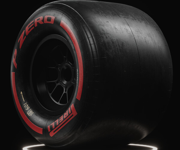 ArtStation - F1 Pirelli Slick SOFT Tire (Real World Details) | Resources