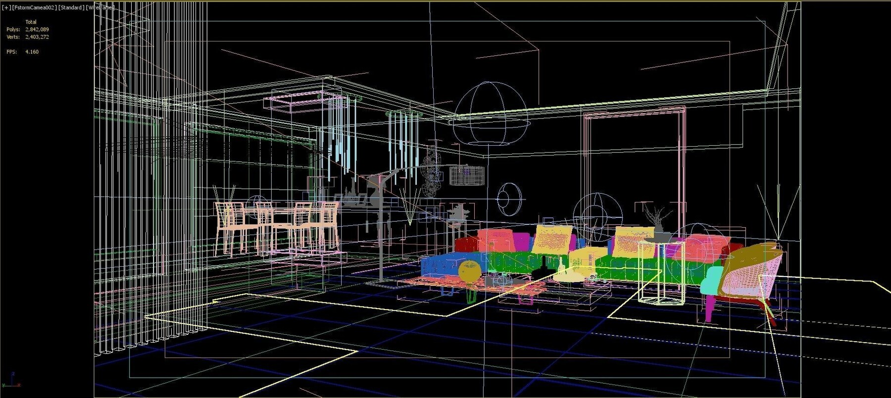 ArtStation - Living Room Fstorm Render Scene | Resources