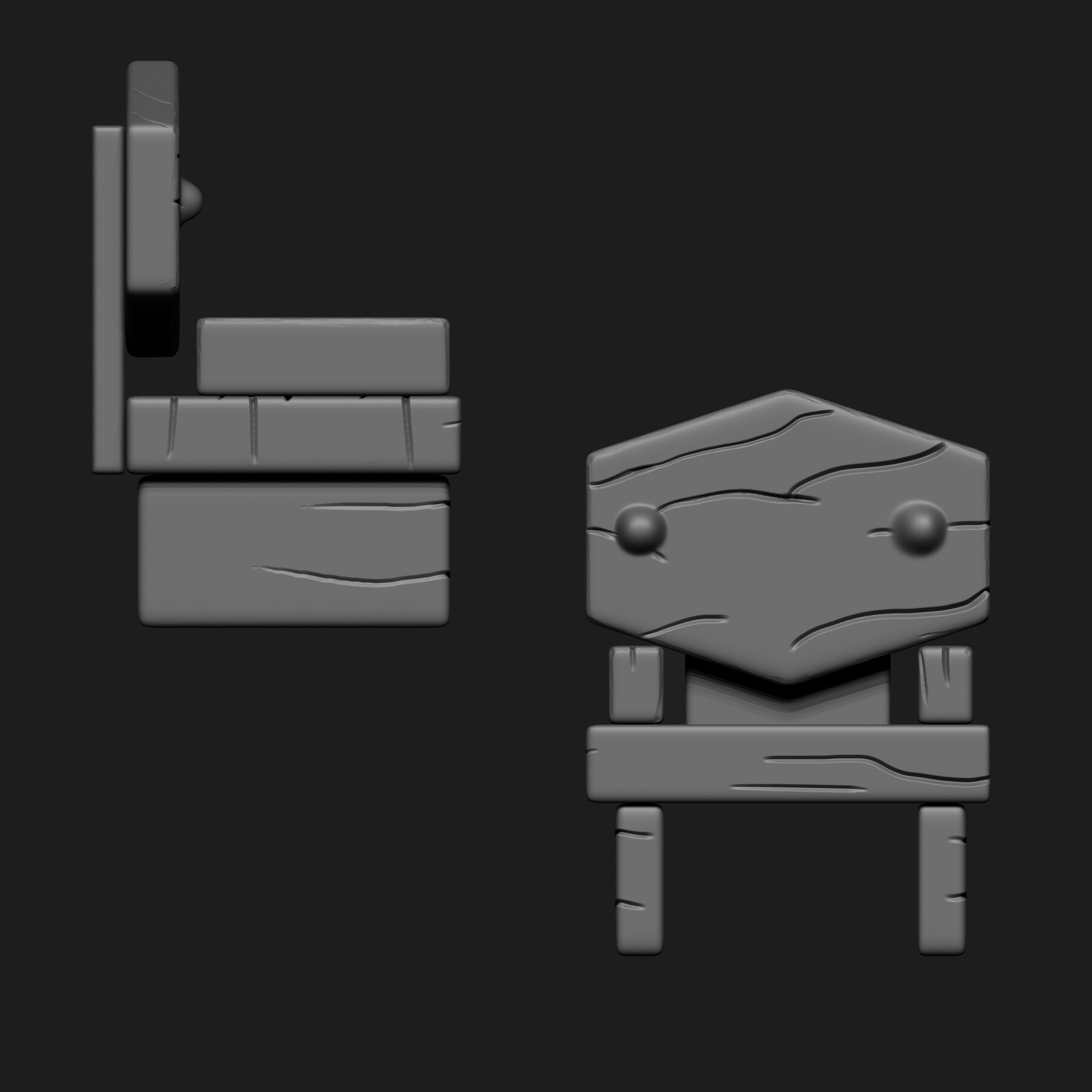 ArtStation - Stylized Objects IMM Brush Pack (10 in One) | Brushes