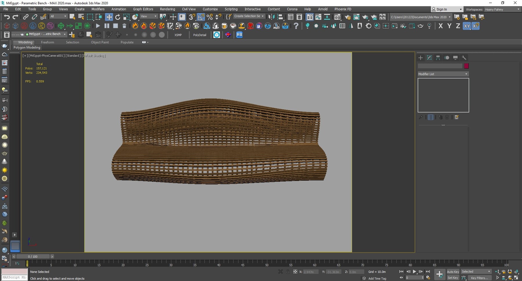 ArtStation - Parametric Bench - 12 | Resources