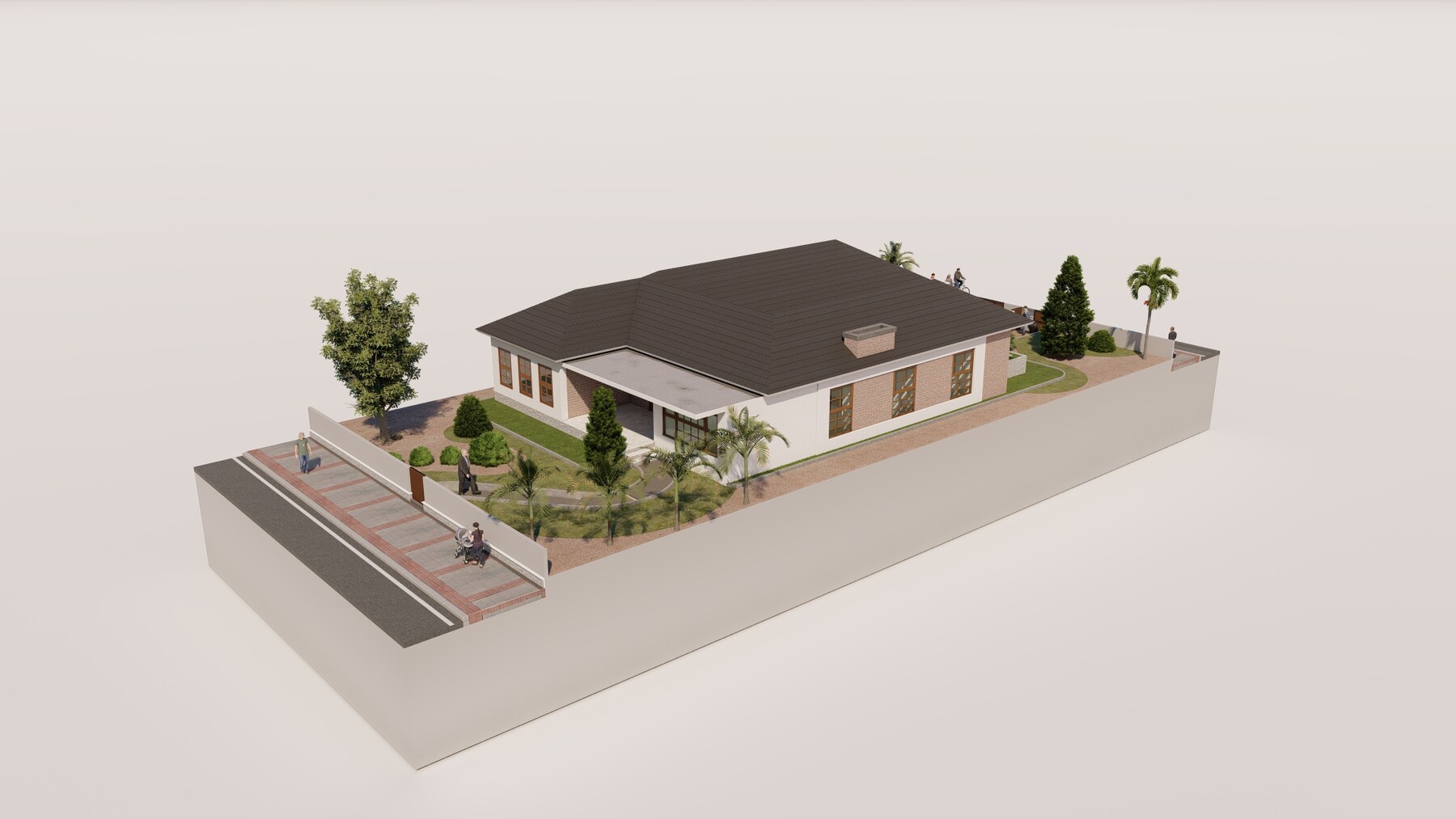 ArtStation - 3D Modeling Architecture Modern Residence | Resources