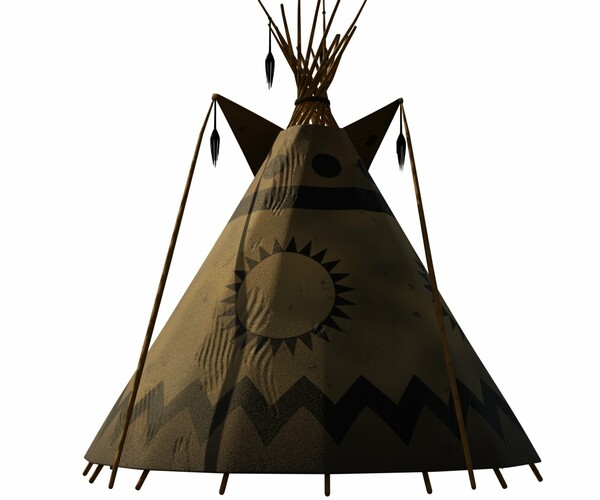 ArtStation - 3D Tepee | Resources