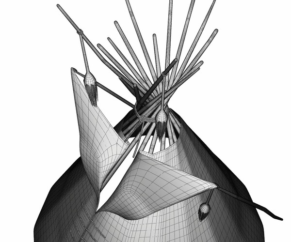ArtStation - 3D Tepee | Resources