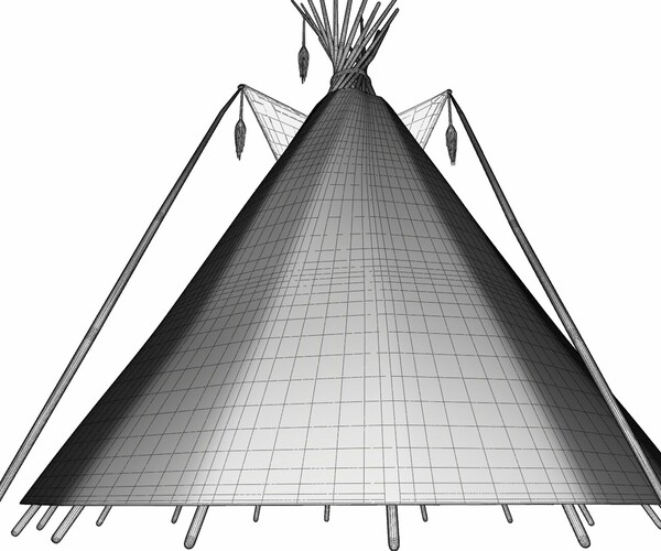 ArtStation - 3D Tepee | Resources