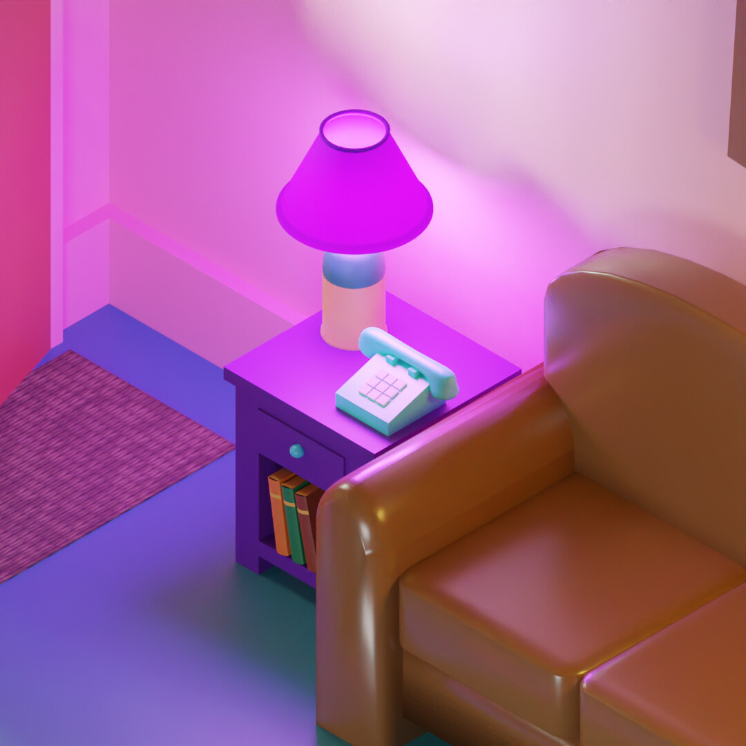 ArtStation - Simpsons Living Room | Artworks