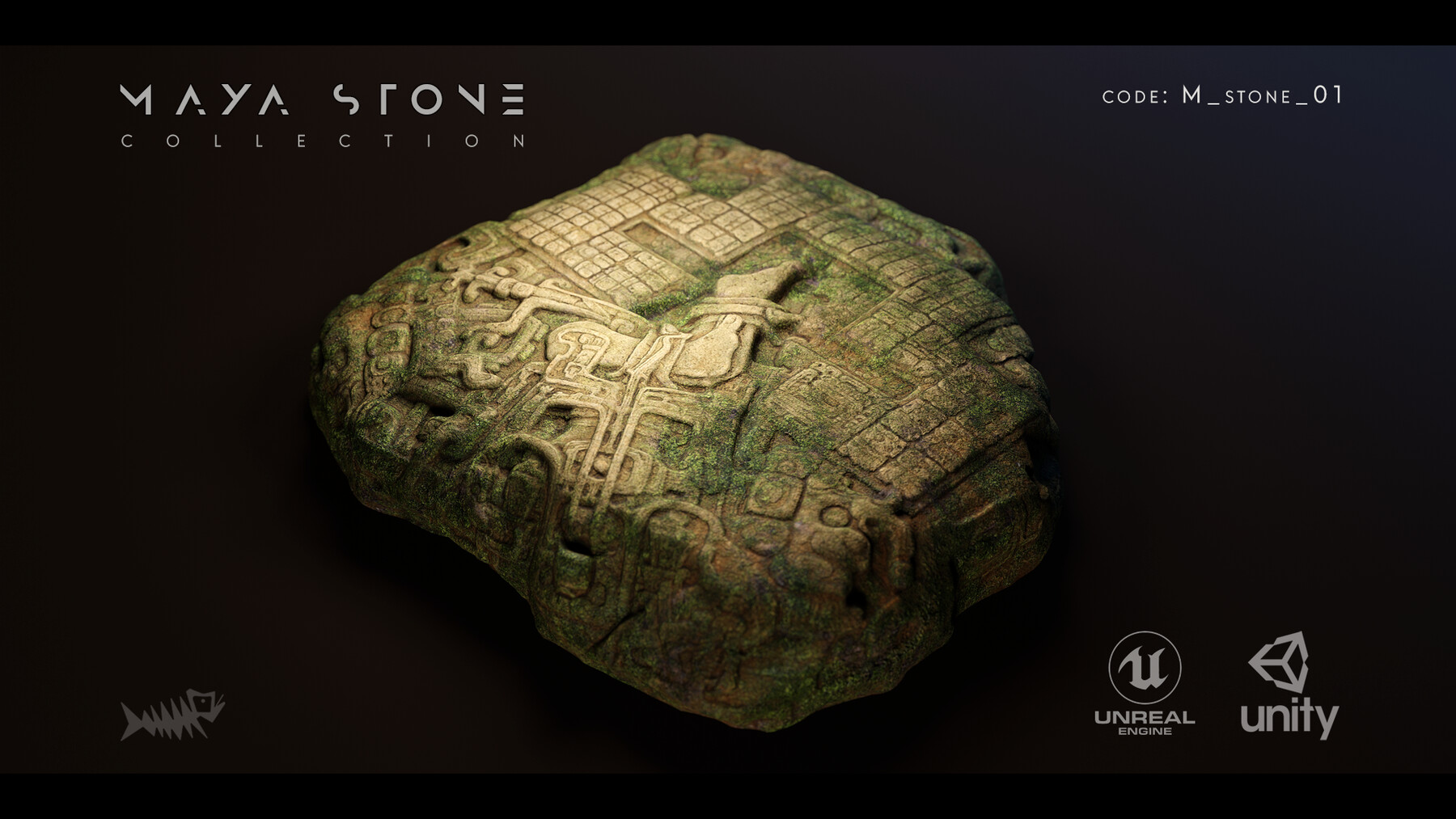 ArtStation - Mayan Stone 01 PBR 4K | Game Assets