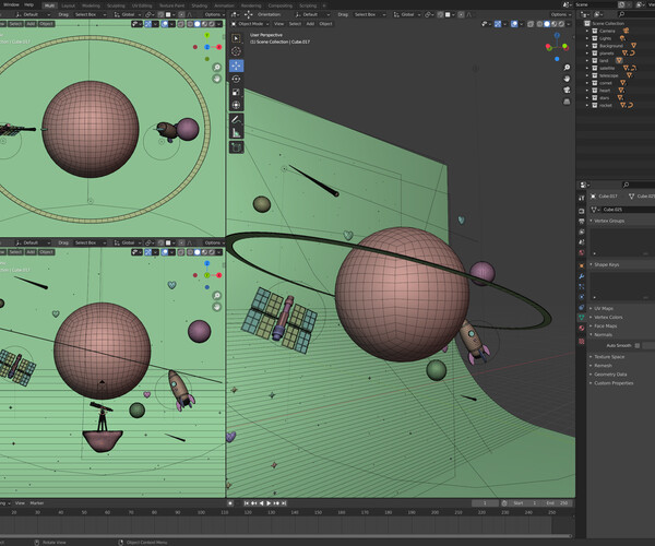 ArtStation - Cosmos - 3D Space illustration | Game Assets