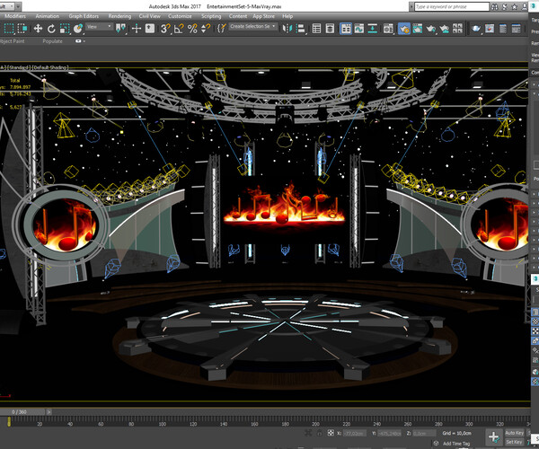 ArtStation - Virtual TV Studio Entertainment Set 5 | Resources