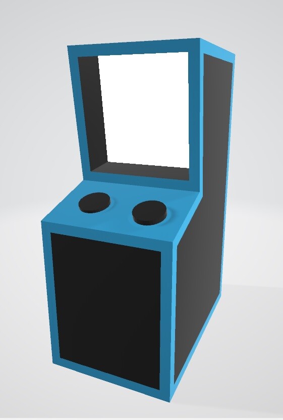 ArtStation - Low Poly Isometric Arcade 3D Model | Game Assets