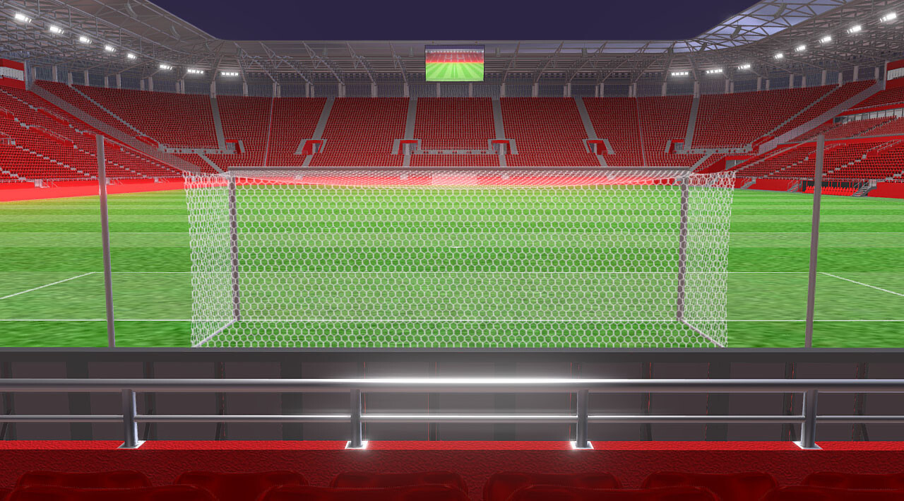 ArtStation - Medium-sized modern stadium (full interior) | Game Assets