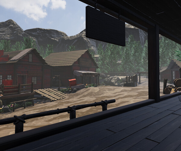 ArtStation - Country Town Vol 1 For Unity Engine | Game Assets