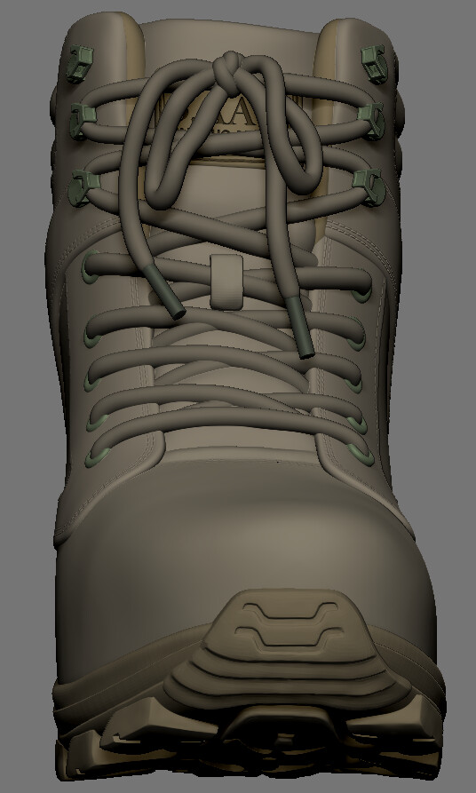ArtStation - Military boot | Game Assets
