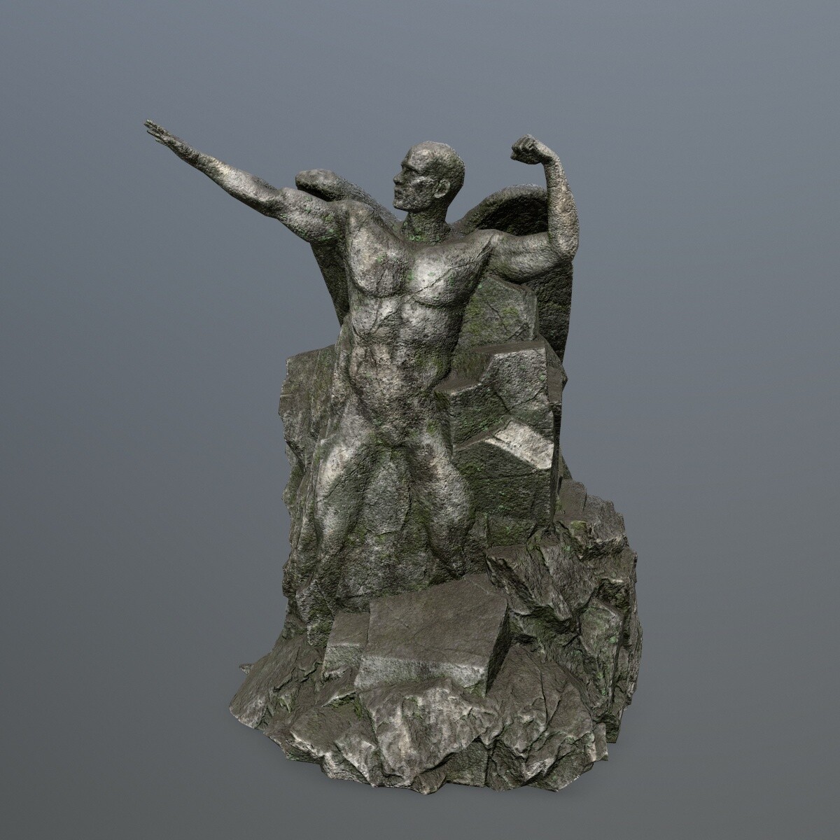 ArtStation - Man_statue_1 | Game Assets