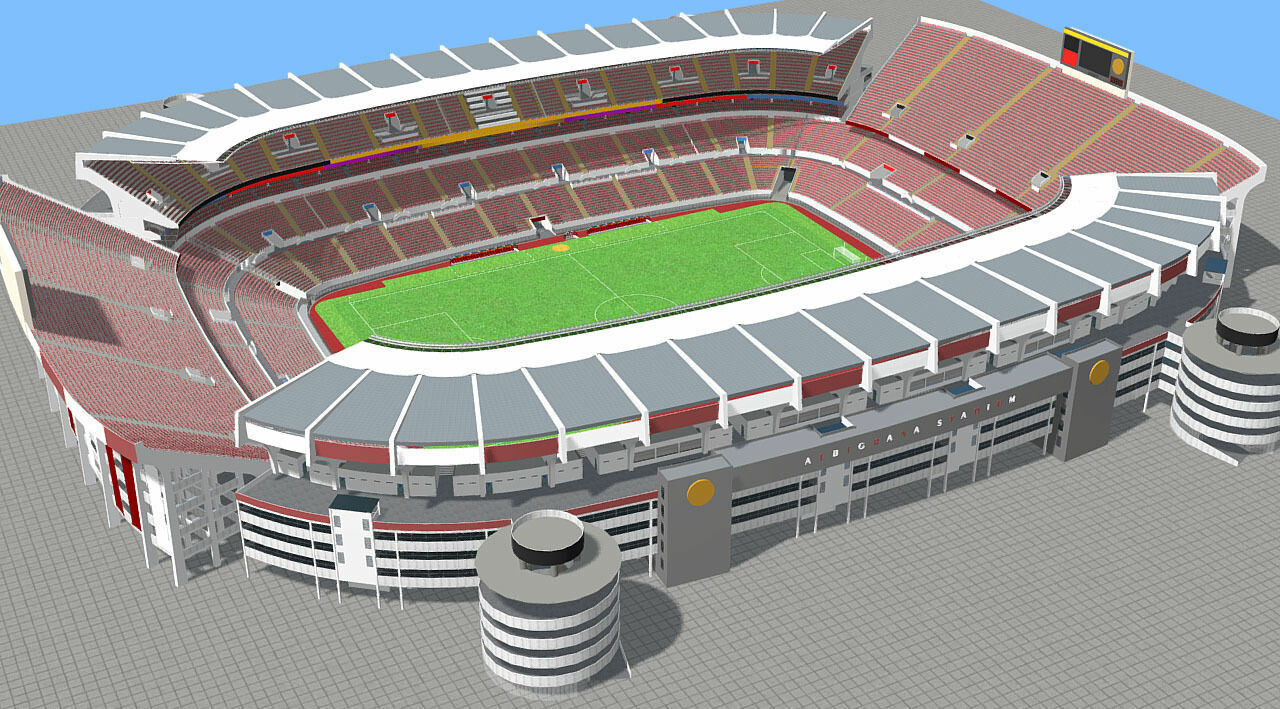 ArtStation - Fictional old stadium: Football club arena | Resources