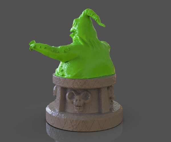 ArtStation - Oogie Boogie Bust | Resources