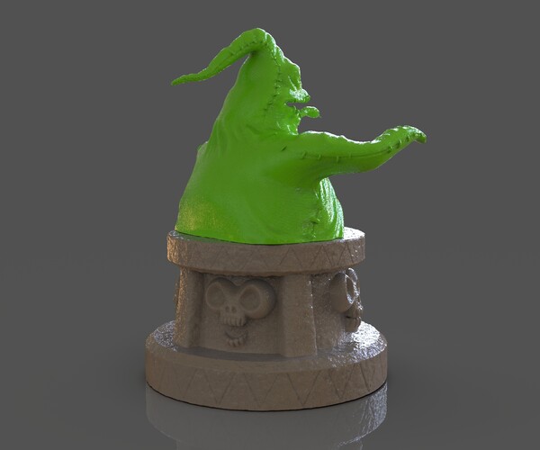 ArtStation - Oogie Boogie Bust | Resources