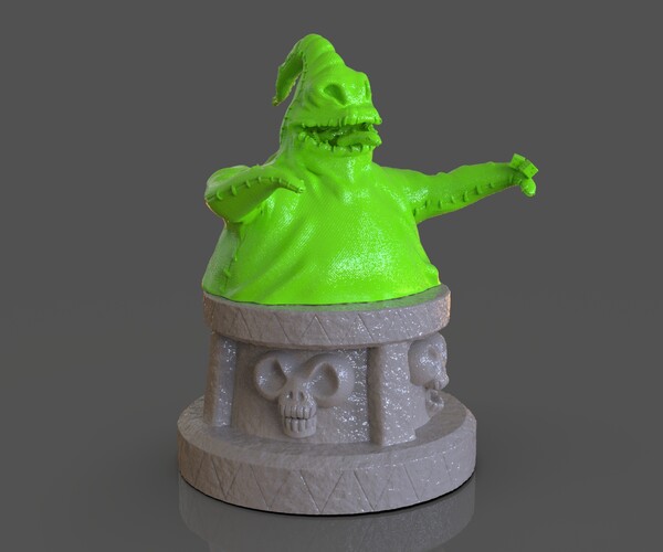 ArtStation - Oogie Boogie Bust | Resources