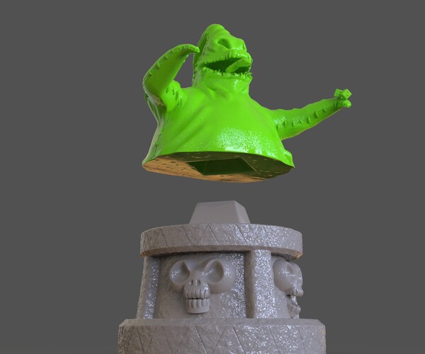 ArtStation - Oogie Boogie Bust | Resources