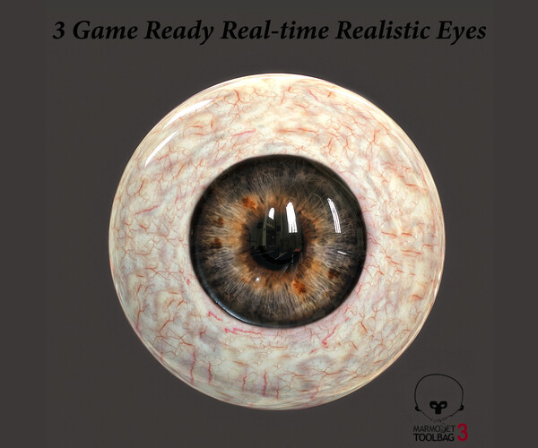 ArtStation - Real-time Realistic Eyes Pack01 | Game Assets