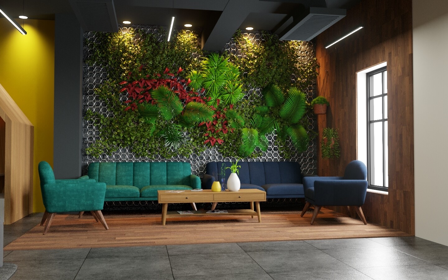 ArtStation - Coworking Workspace Interior Design | Resources