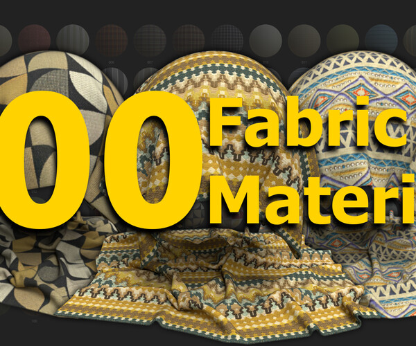 ArtStation - 100 Fabric Materials - Substance | Resources