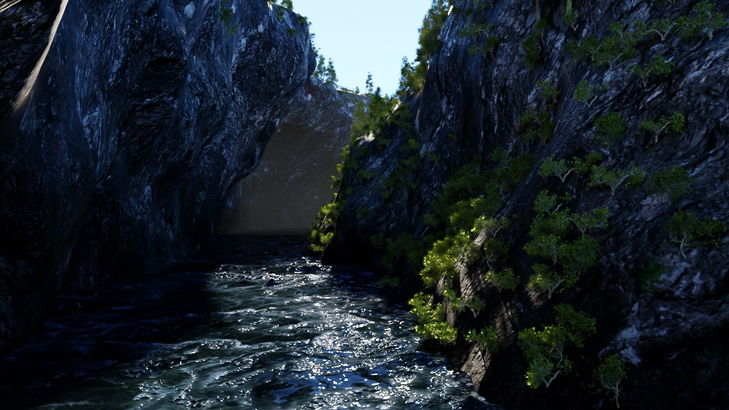 ArtStation - Hidden river in Blender | Resources
