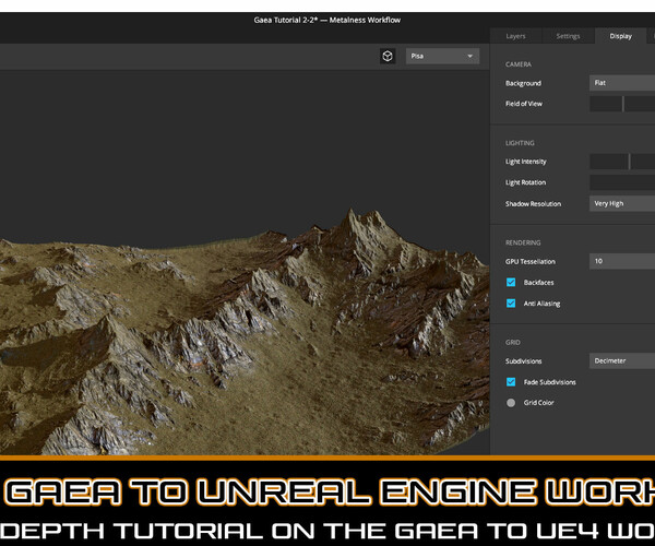 ArtStation - The Gaea to Unreal Engine Workflow | Tutorials