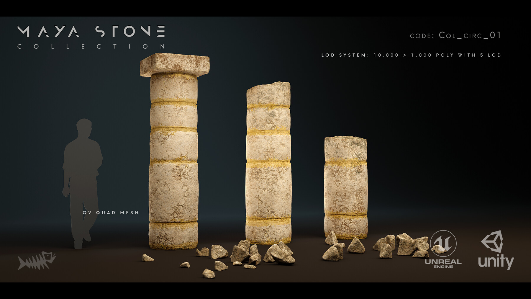 ArtStation - Mayan Stone 03 PBR 4K | Game Assets