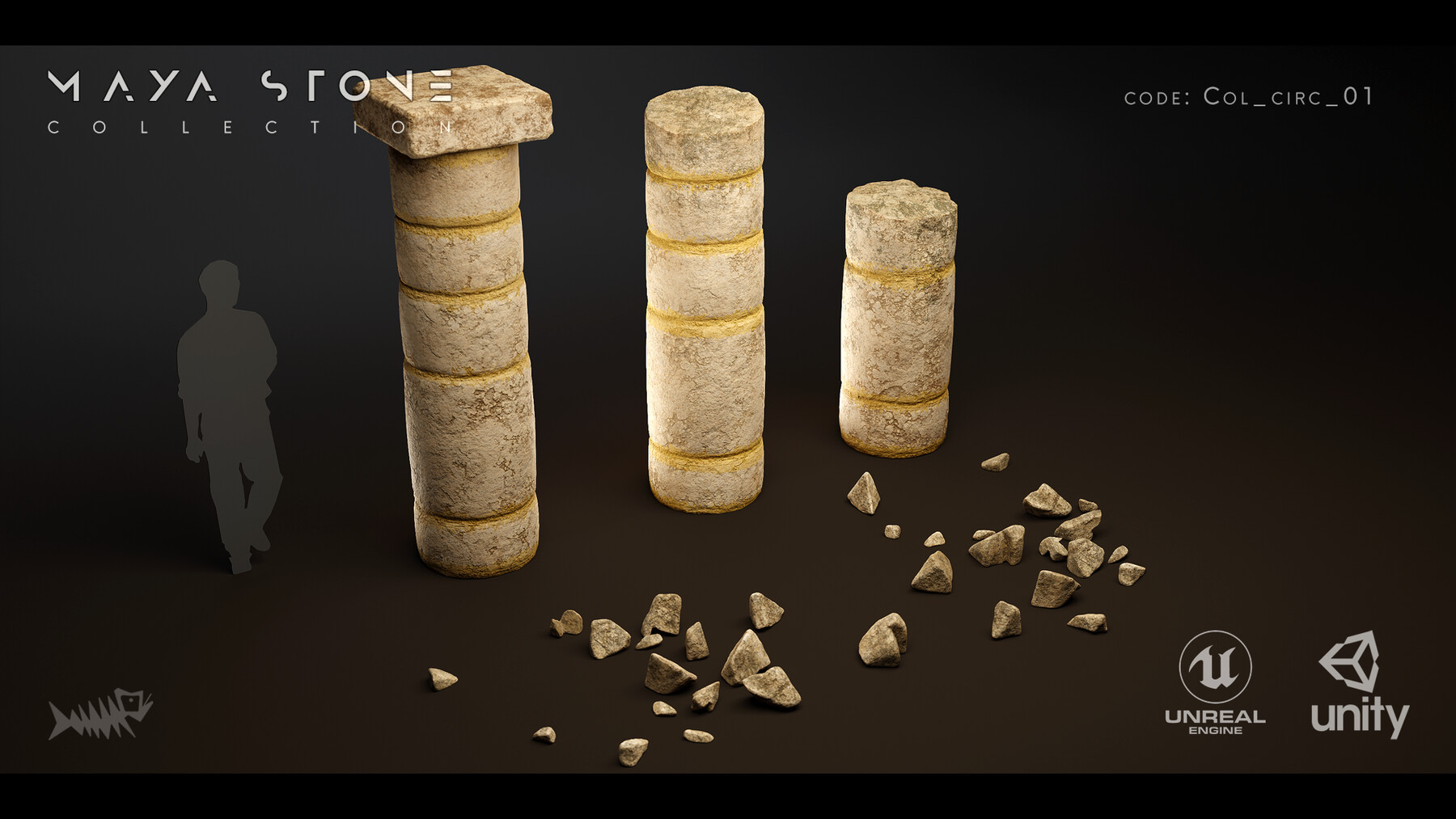 ArtStation - Mayan Stone 03 PBR 4K | Game Assets