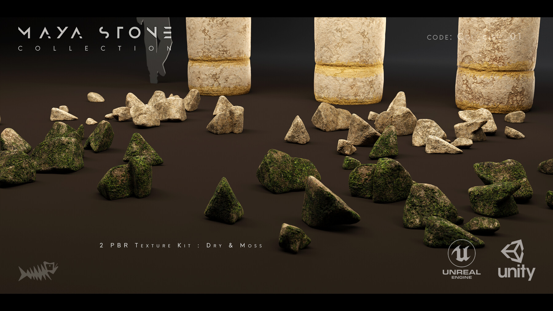 ArtStation - Mayan Stone 03 PBR 4K | Game Assets