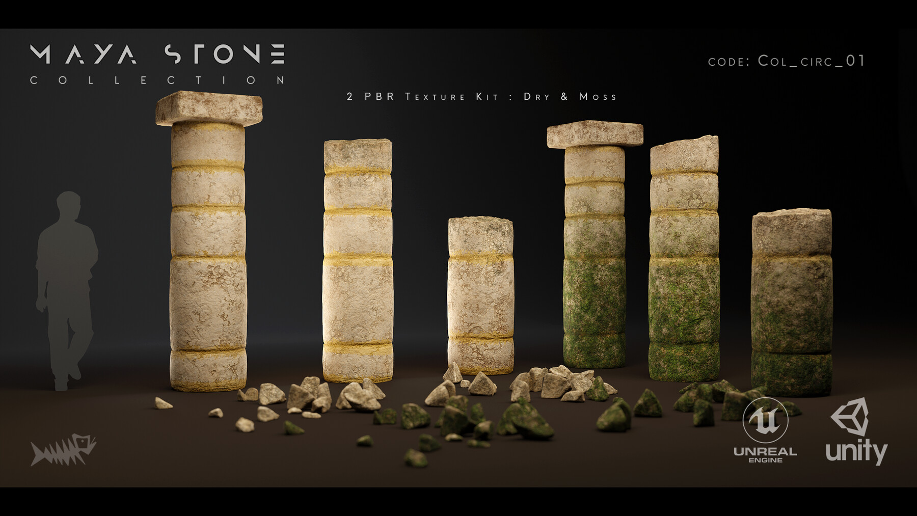 ArtStation - Mayan Stone 03 PBR 4K | Game Assets