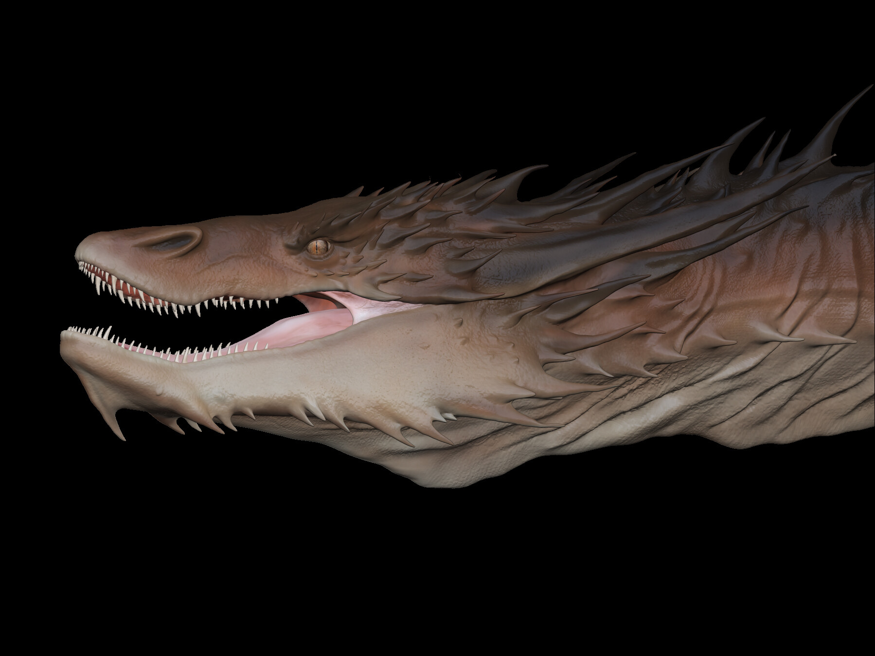 ArtStation - High poly dragon 3D model - high detailed | Game Assets