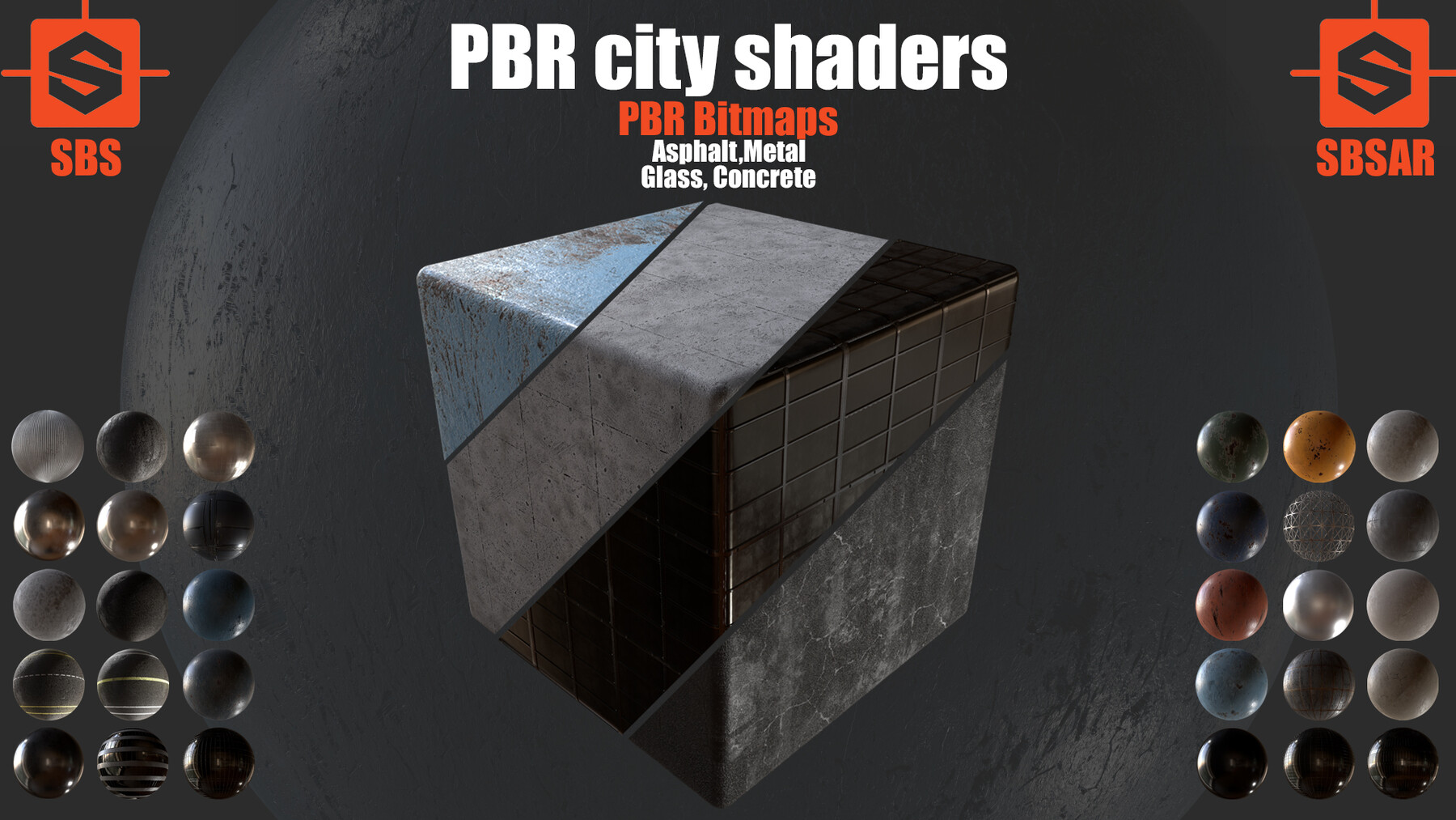 ArtStation - PBR City Shaders | Game Assets