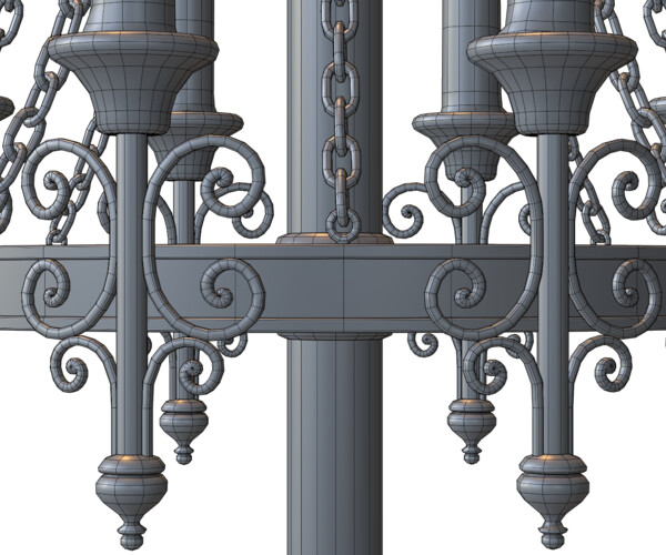 ArtStation - Candle Stand Holder | Game Assets