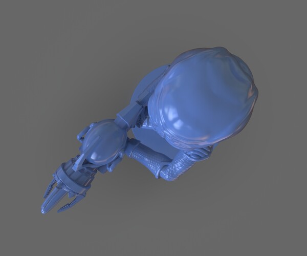 ArtStation - Alien Crypto 137 Sculpture | Resources