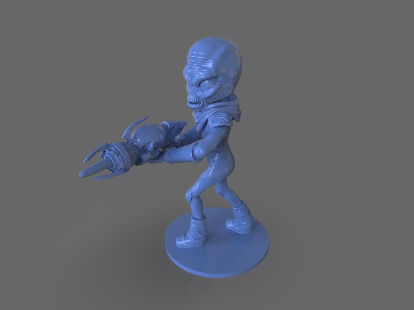 ArtStation - Alien Crypto 137 Sculpture | Resources