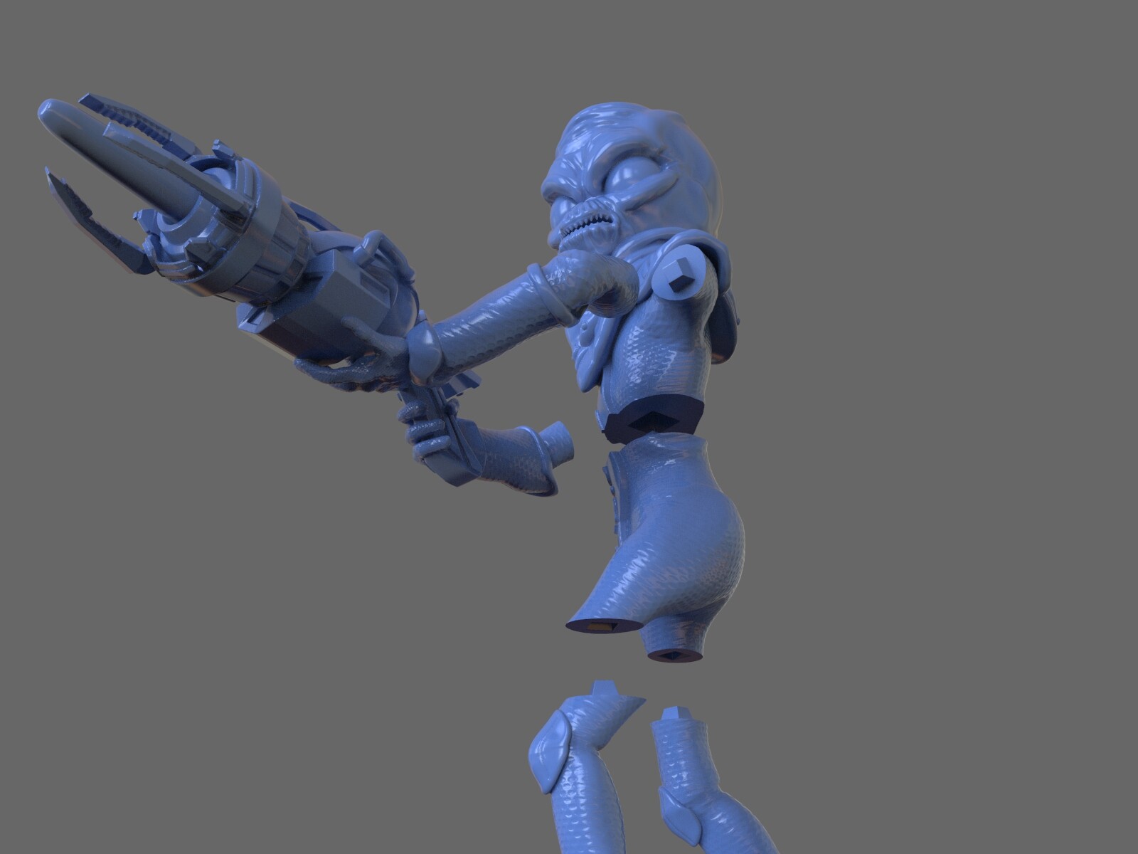 ArtStation - Alien Crypto 137 Sculpture | Resources