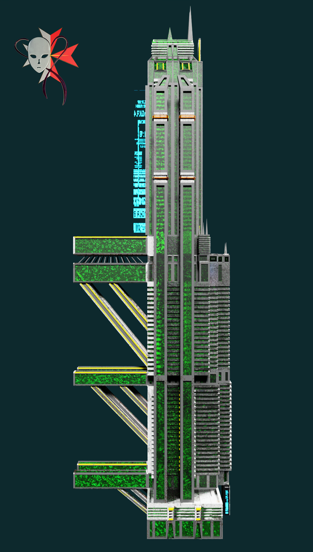 ArtStation - New Victoria - Sci-fi City Buildings Low Poly Kitbash Set Neo Victoria Low-poly 3D ...