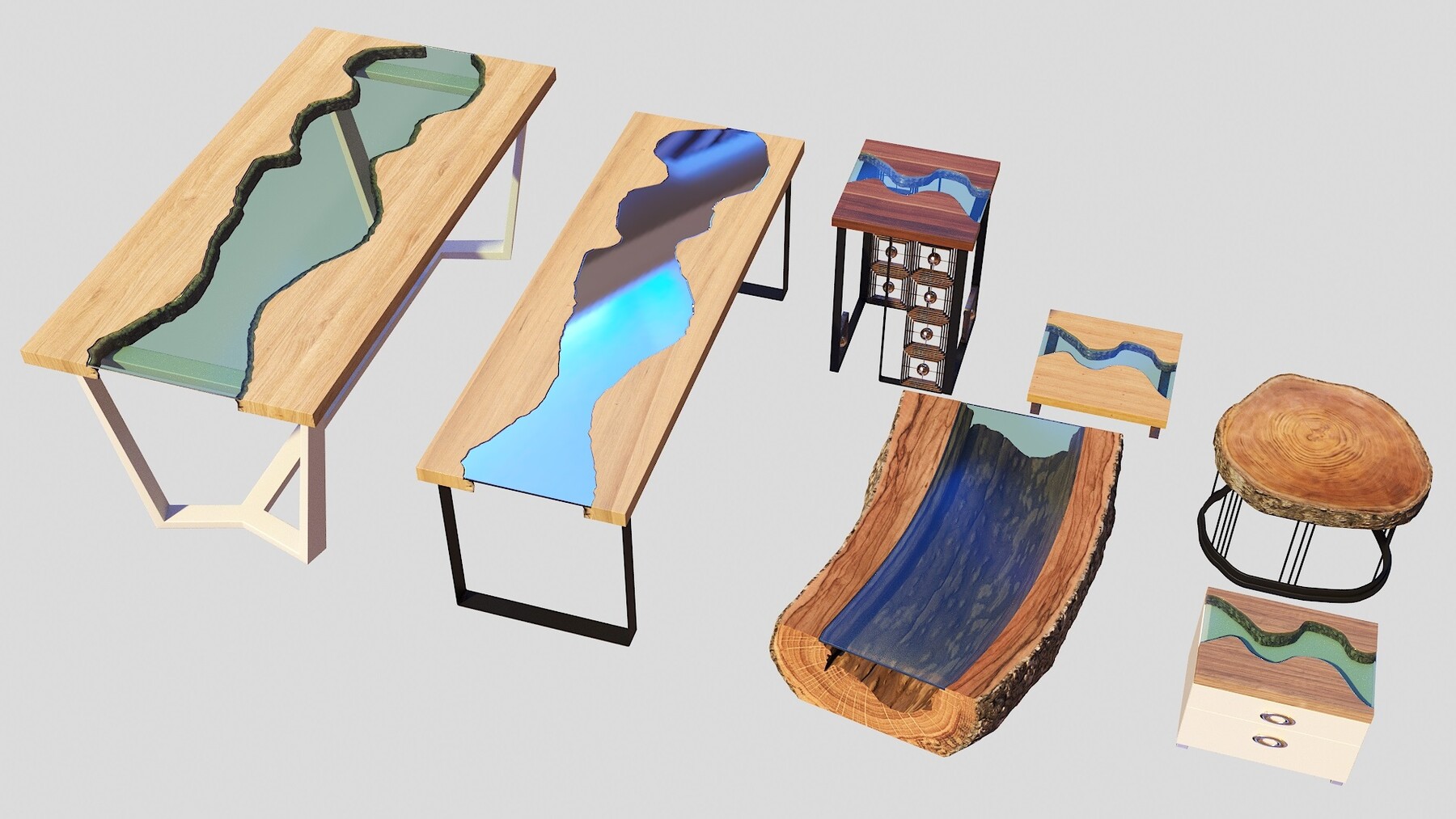 ArtStation - Tables Set | Resources