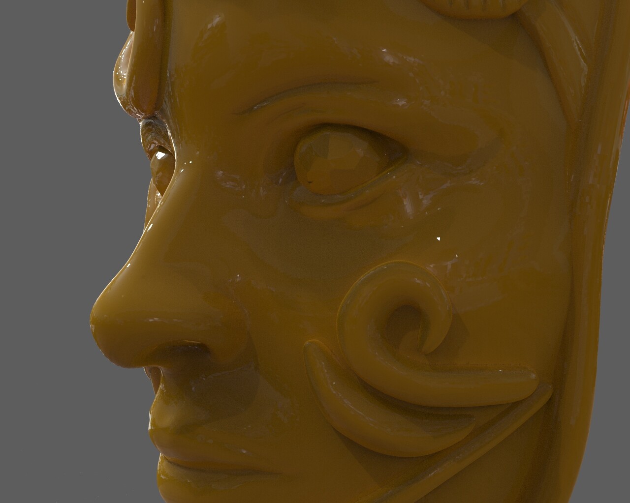 ArtStation - Lyssa's Mask from Guild Wars 2 | Resources