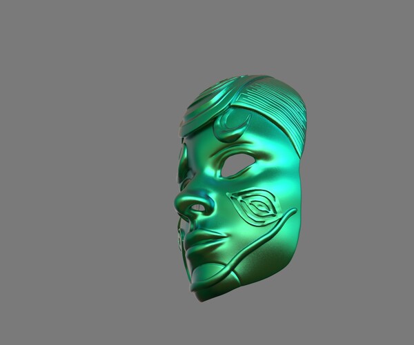 ArtStation - Natural Mask 3D Print | Resources
