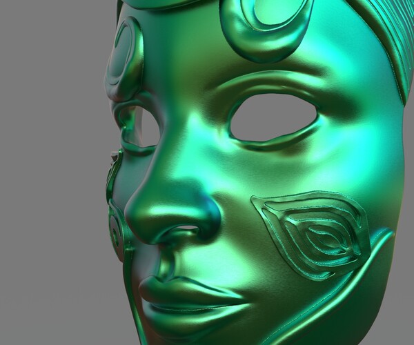 ArtStation - Natural Mask 3D Print | Resources