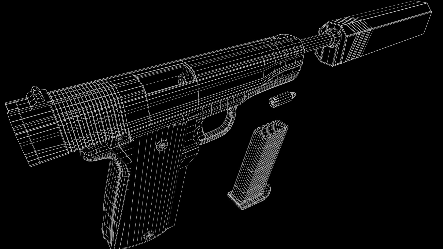 ArtStation - Colt 1911 3D Model | Game Assets